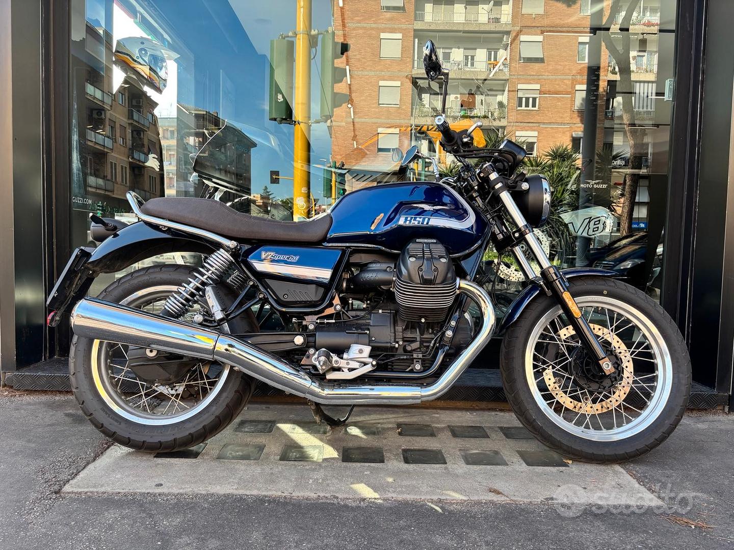 Subito - Motolandia99 Piaggio Group Roma - Moto Guzzi V7 IV Special Blu ...