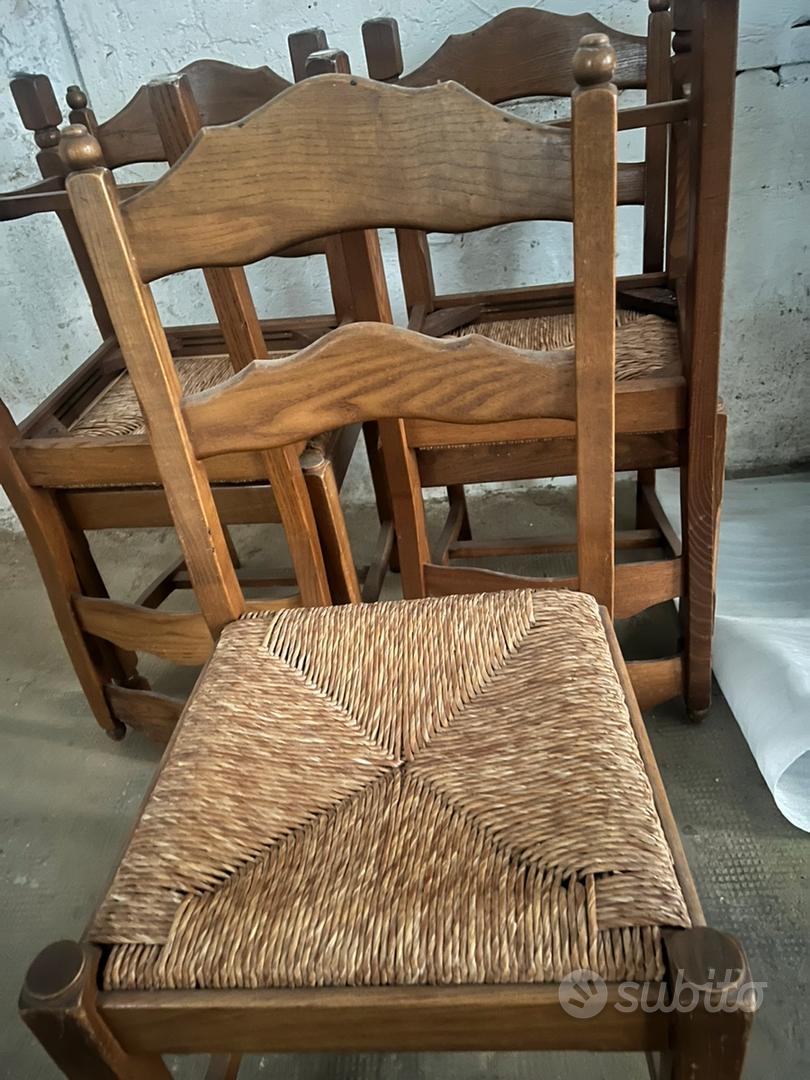 sedie in legno intagliato - Arredamento e Casalinghi In vendita a Genova