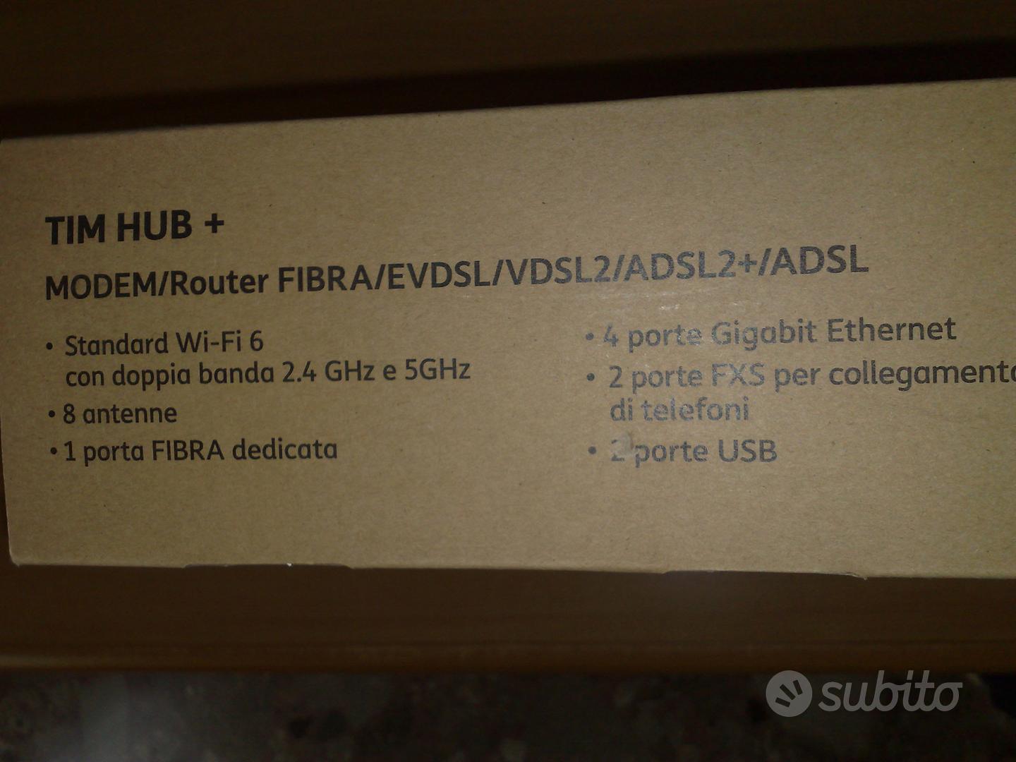 Nuovo Modem Tim Hub+ Plus ZTE router fibra - Informatica In vendita a ...