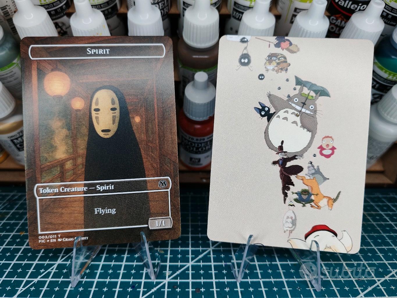 Spirit Token 1/1 PROXY Mtg Fanmade Studio Ghibli - Collezionismo In ...