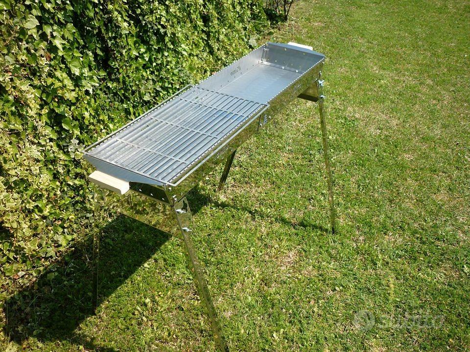 BARBECUE INOX - SM100 +1 GRIGLIE 250 - ilSimo - Giardino e Fai da te In ...