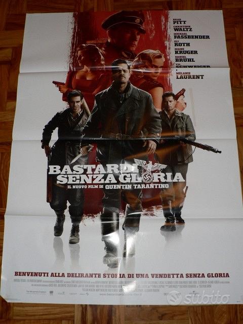 Locandina poster cinema BASTARDI SENZA GLORIA - Arredamento e ...