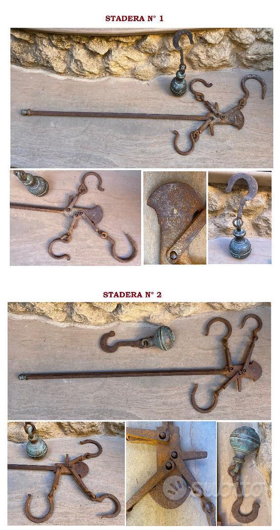 Stadera antica e romano peso contrappeso bilancia - Collezionismo In ...