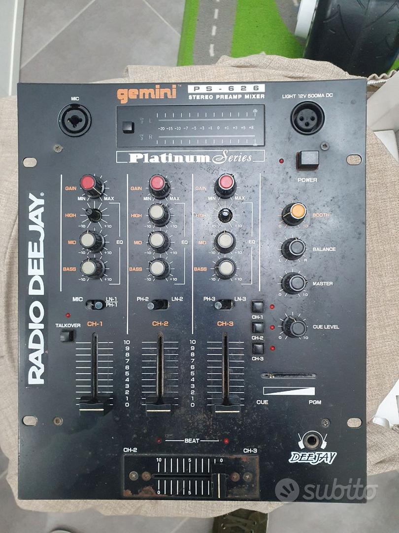 Mixer preamplificatore gemini PS - 626 platinum - Audio/Video In ...