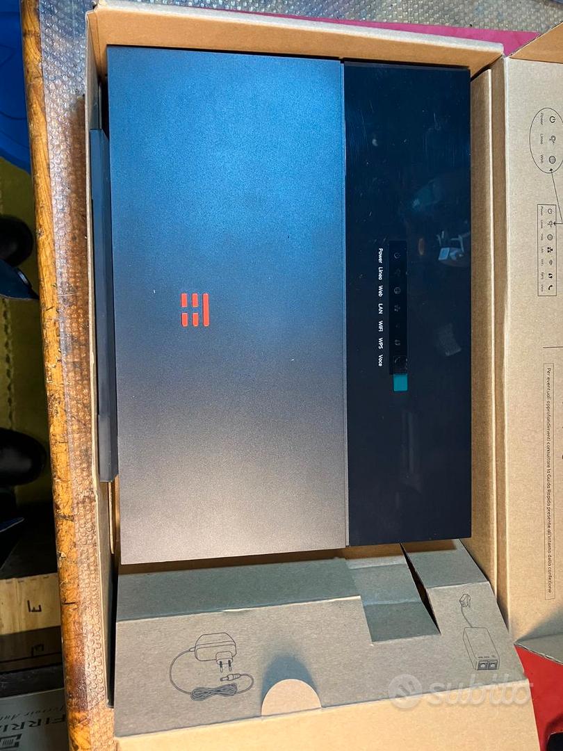TIM HUB + MODEM Router FIBRA EVDSL VDSL2 - Informatica In vendita a Enna