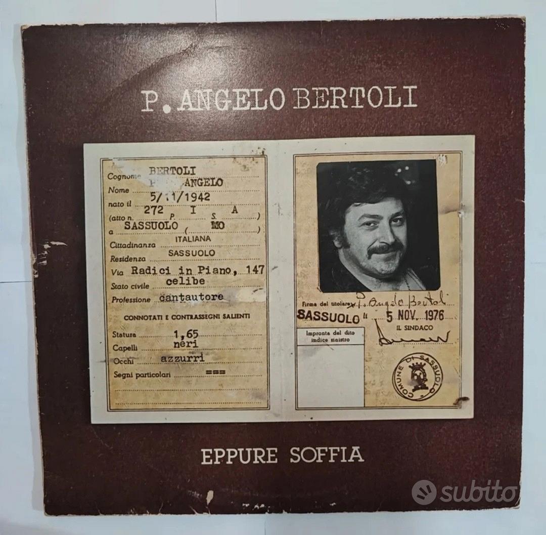"Eppure Soffia" Pierangelo Bertoli vinile 1976 - Musica e Film In vendita a Napoli