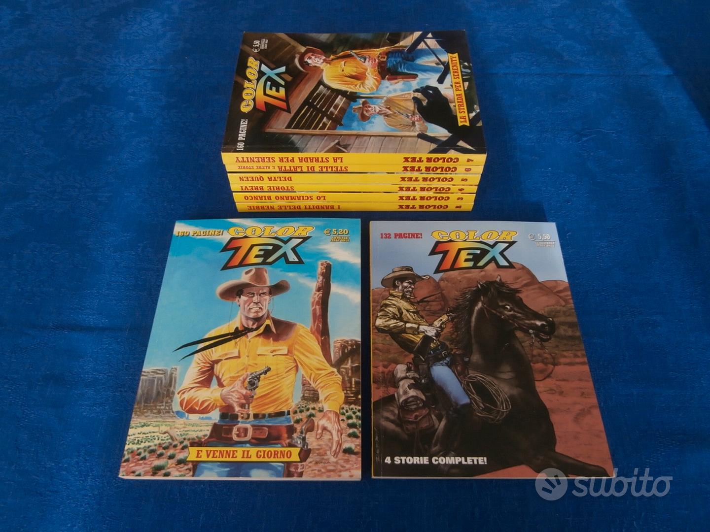 TEX COLOR lotto collezione da 1 a 8 SEQUENZA - Collezionismo In vendita ...
