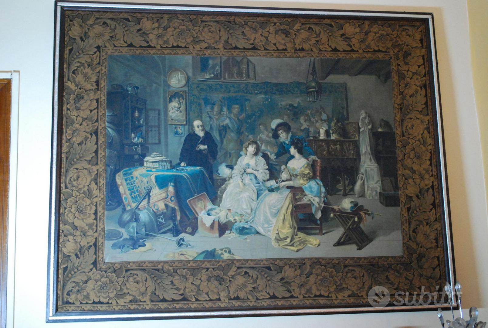 Arazzo pittore dell'800 Maestro Antonio Borsari - Arredamento e ...