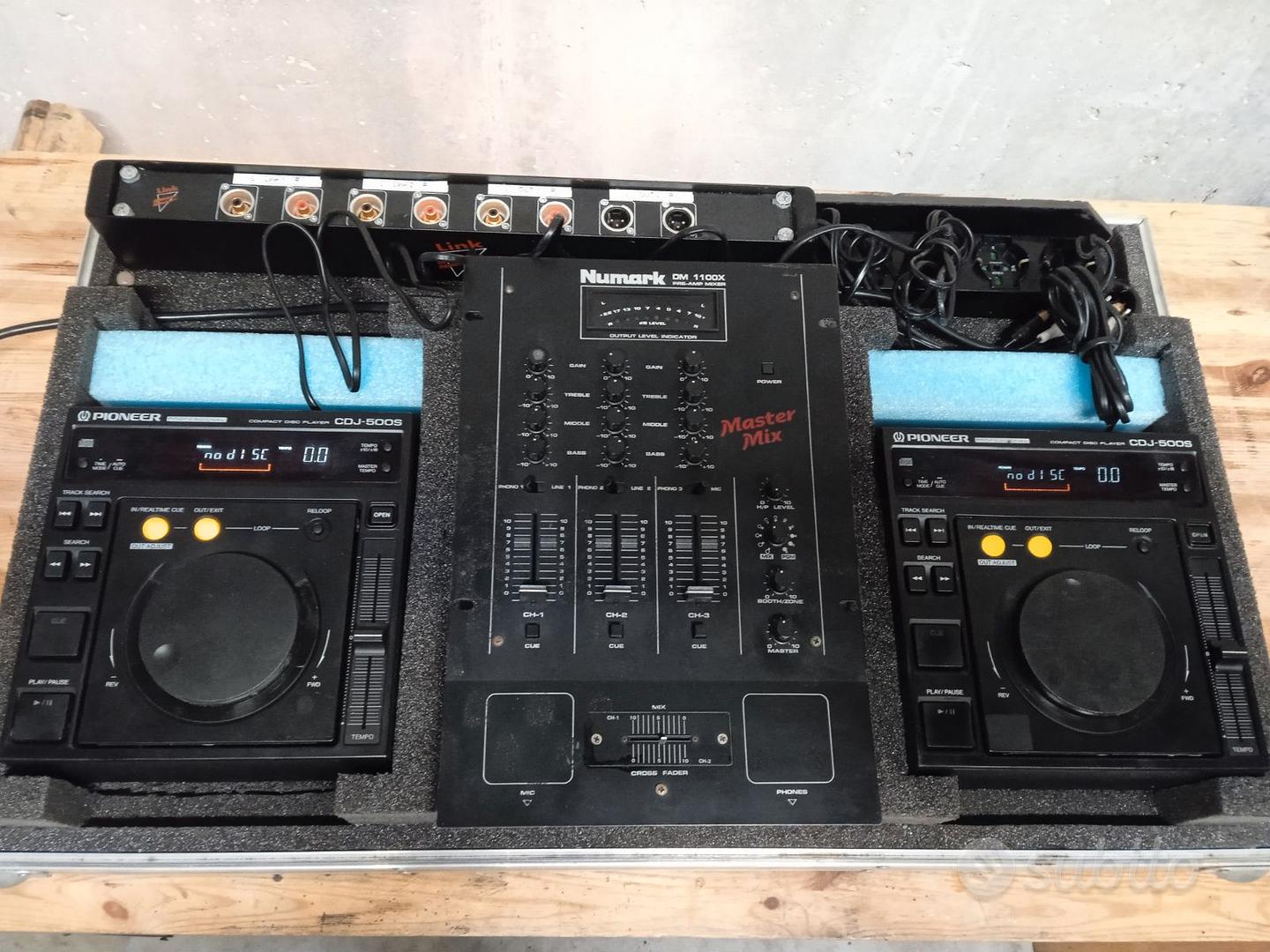 Pioneer CDJ 500S Professional Mixer Numark DM1100X - Audio/Video In ...