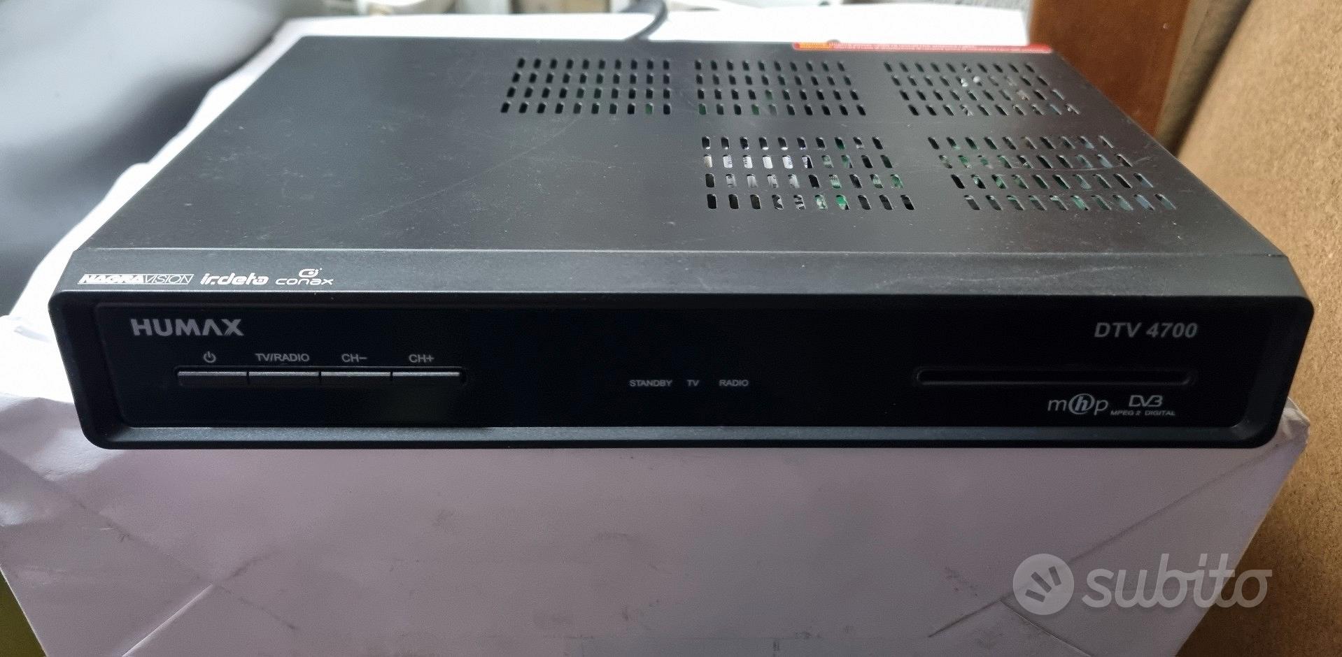 HUMAX Decoder TV Digitale Terrestre DVB-T - Audio/Video In vendita a Milano