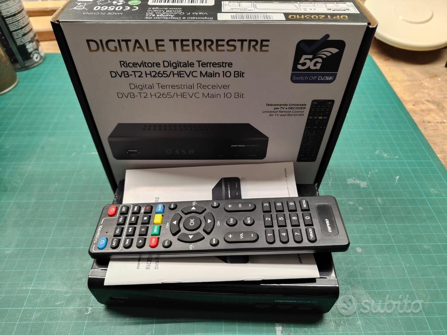 Decoder digitale terrestre DVB-T2 - Audio/Video In vendita a Vicenza