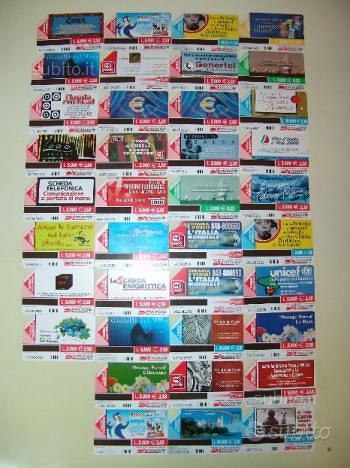 Schede telefoniche vari anni - Collezionismo In vendita a Siracusa