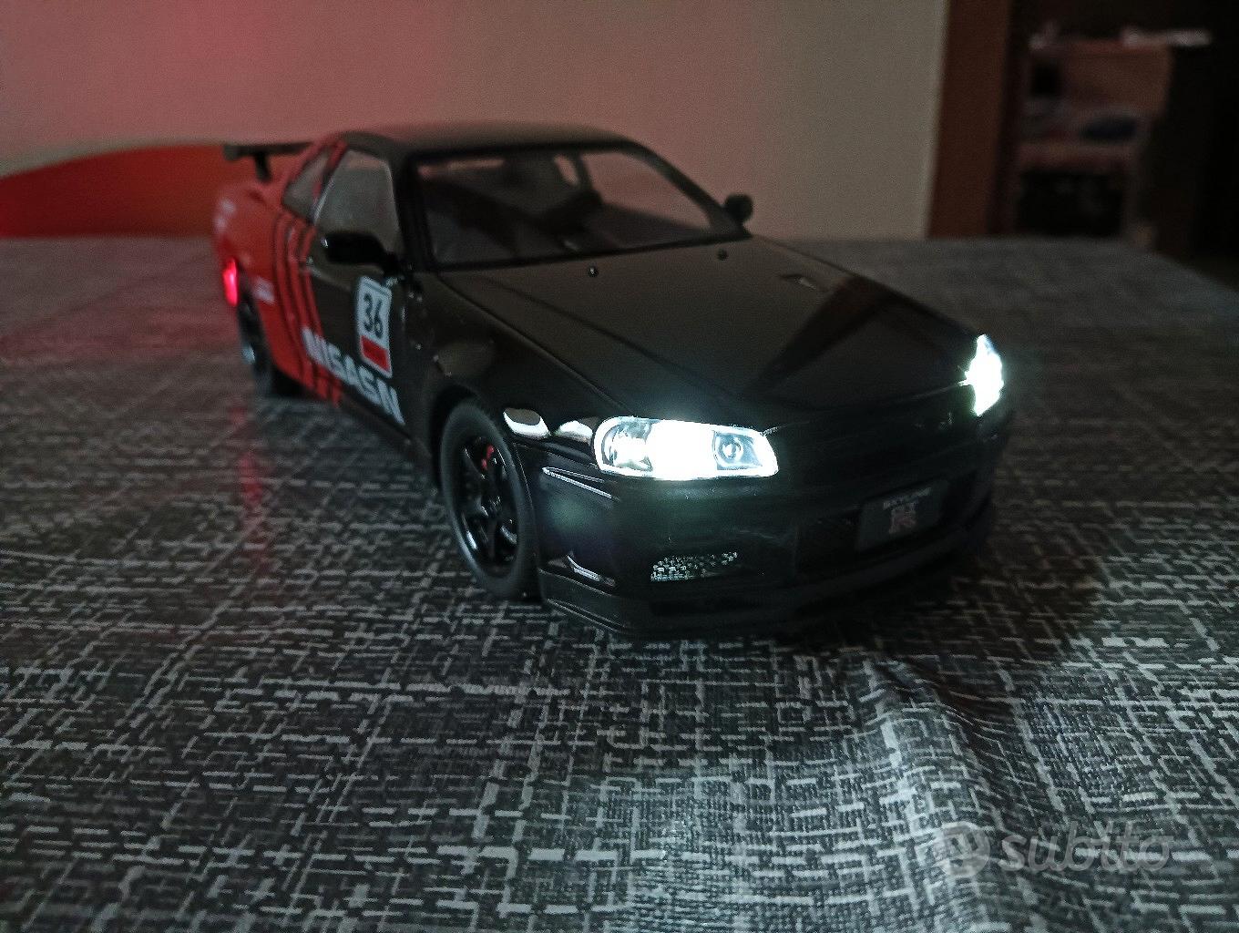 MODELLINO NISSAN SKYLINE GT-R R34 1999 ADVAN - Collezionismo In vendita ...