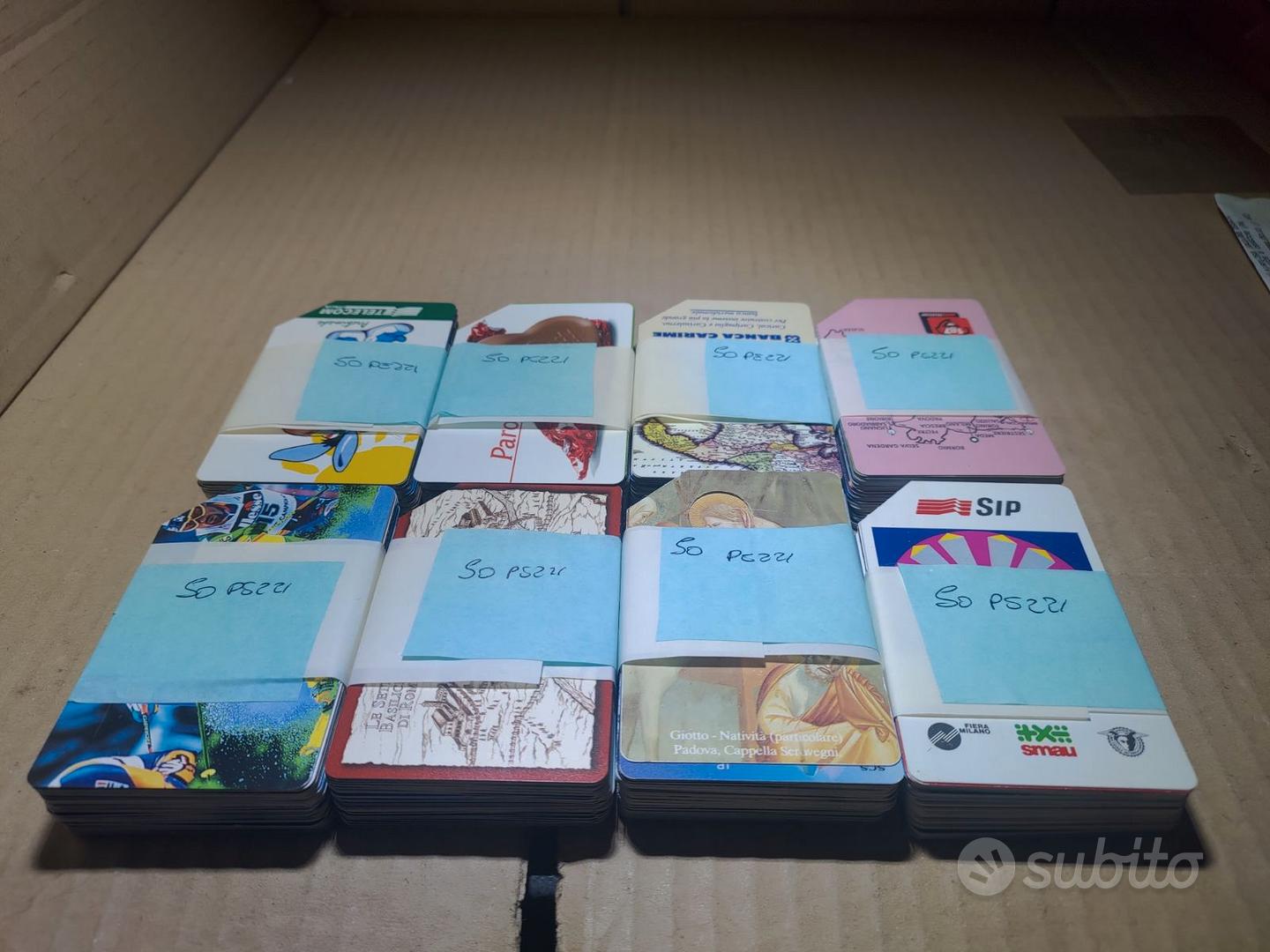 400 SCHEDE TELEFONICHE-SIP/TELECOM-5/10000-FOTO - Collezionismo In vendita a Torino