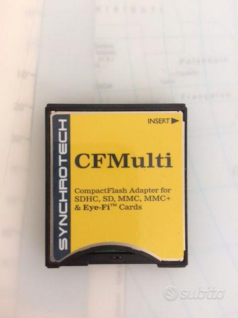 Adattatore scheda memoria CF Compact Flash - Fotografia In vendita a Milano