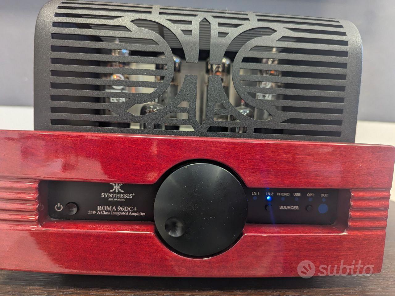 amplificatore MADE IN ITALY valvolare ROMA 96 DC + - Audio/Video In ...