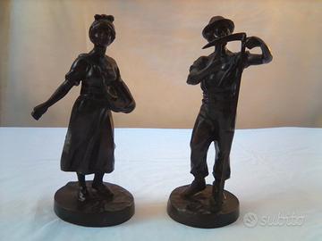 Sculture in bronzo- prima metà del 1900 - Collezionismo In vendita a Pavia