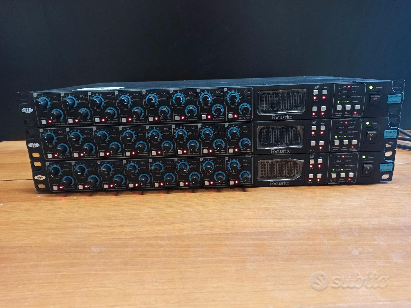 Preamplificatore Focusrite Octopre MKII Dynamic - Audio/Video In ...