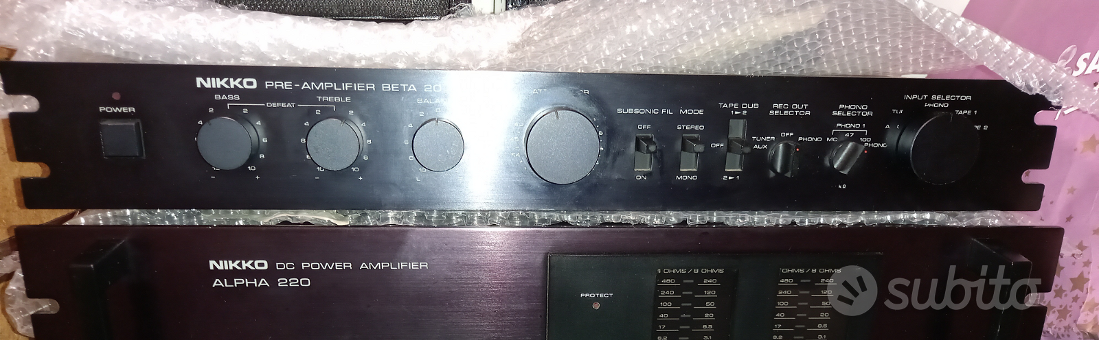 Preamplificatore Nikko Beta 20 - Audio/Video In vendita a Brindisi