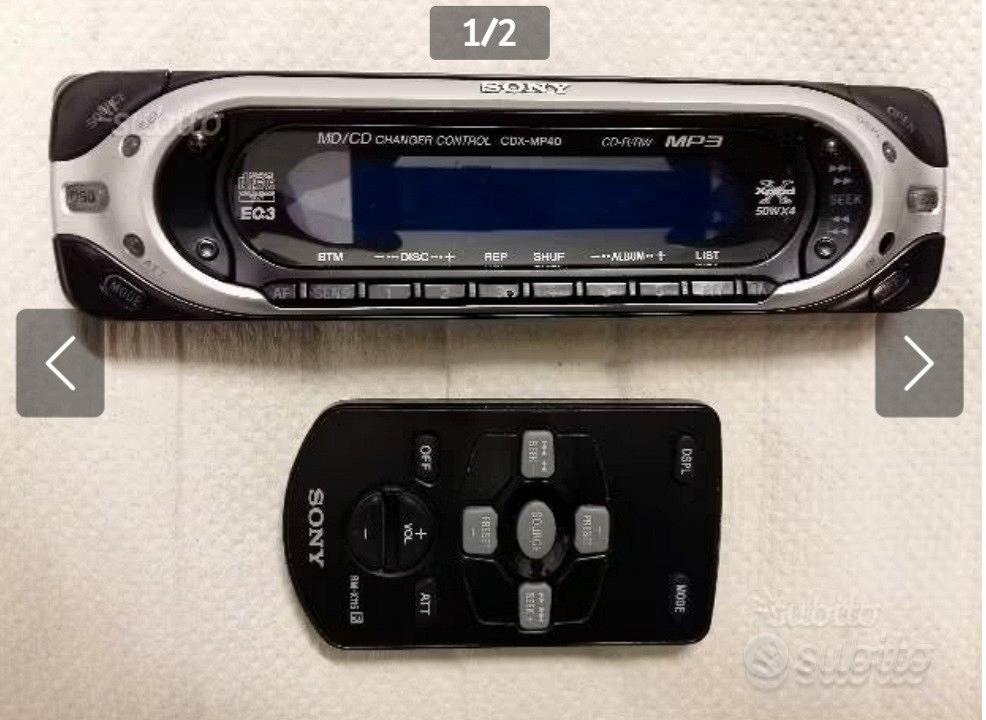 Autoradio Sony CDX - MP40 Xplod 50Wx4 - Audio/Video In vendita a Roma