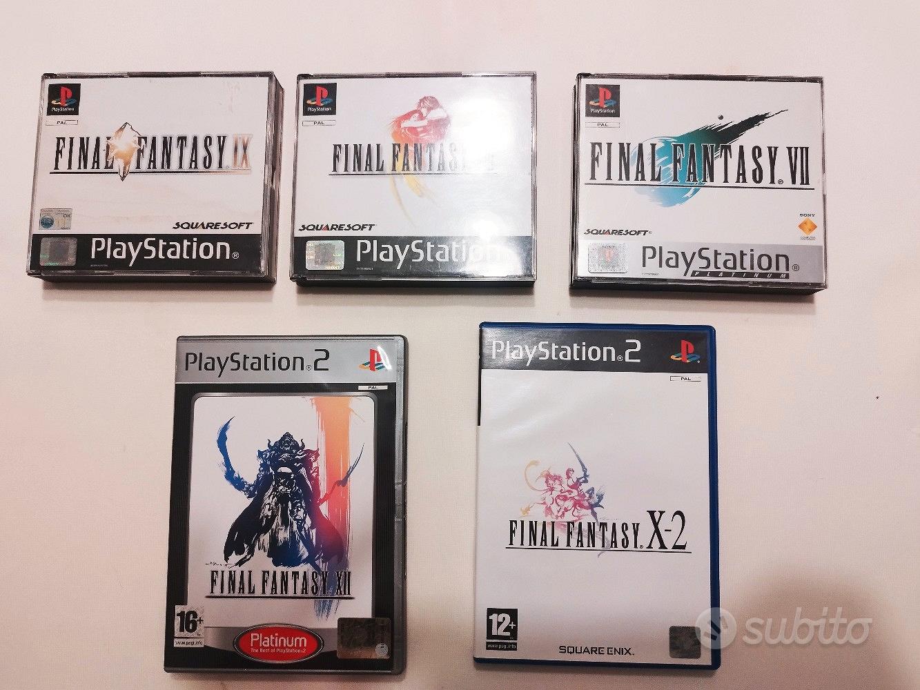 Lotto Final Fantasy PS1 PS2 + guida FFIX - Console e Videogiochi In ...
