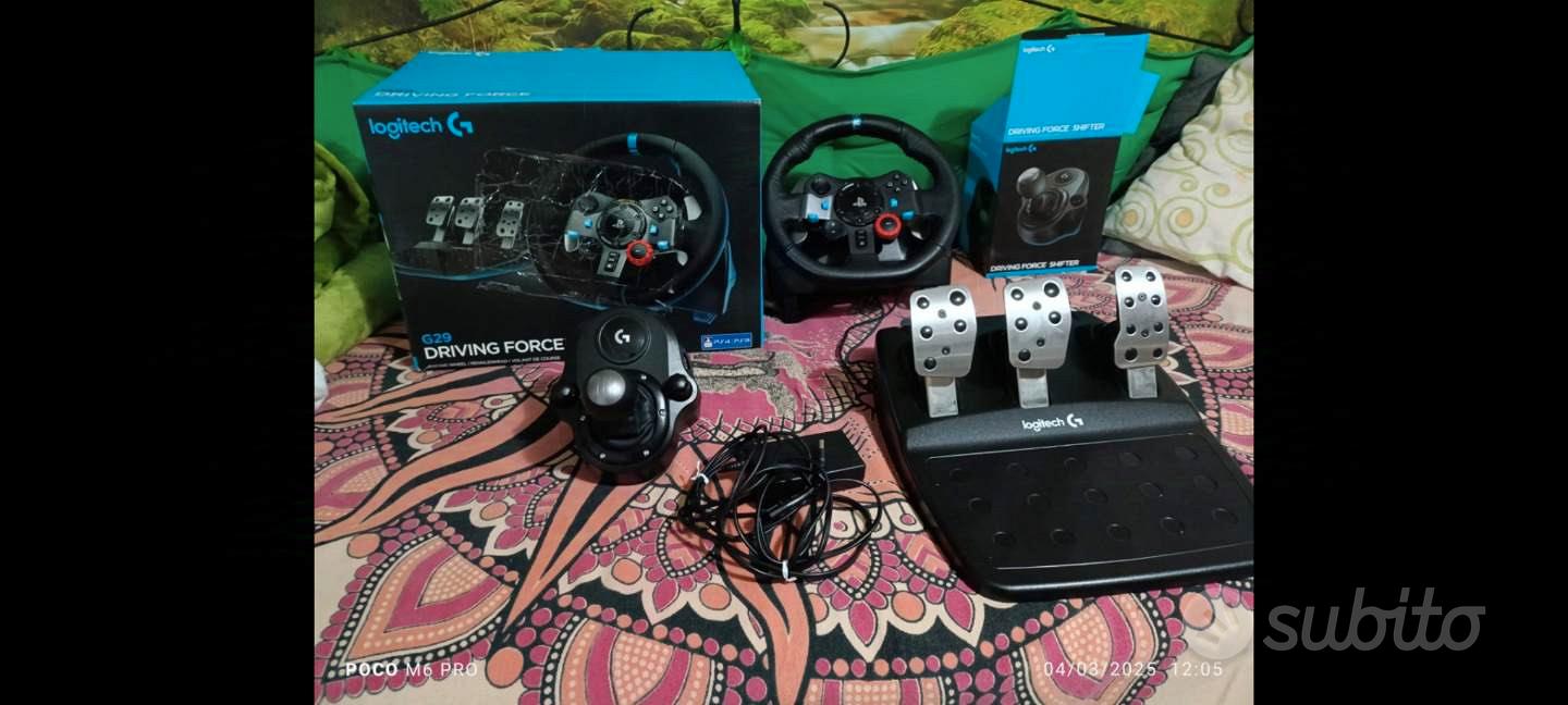 Logitech G29 Driving Force Racing Wheel - Console e Videogiochi In ...
