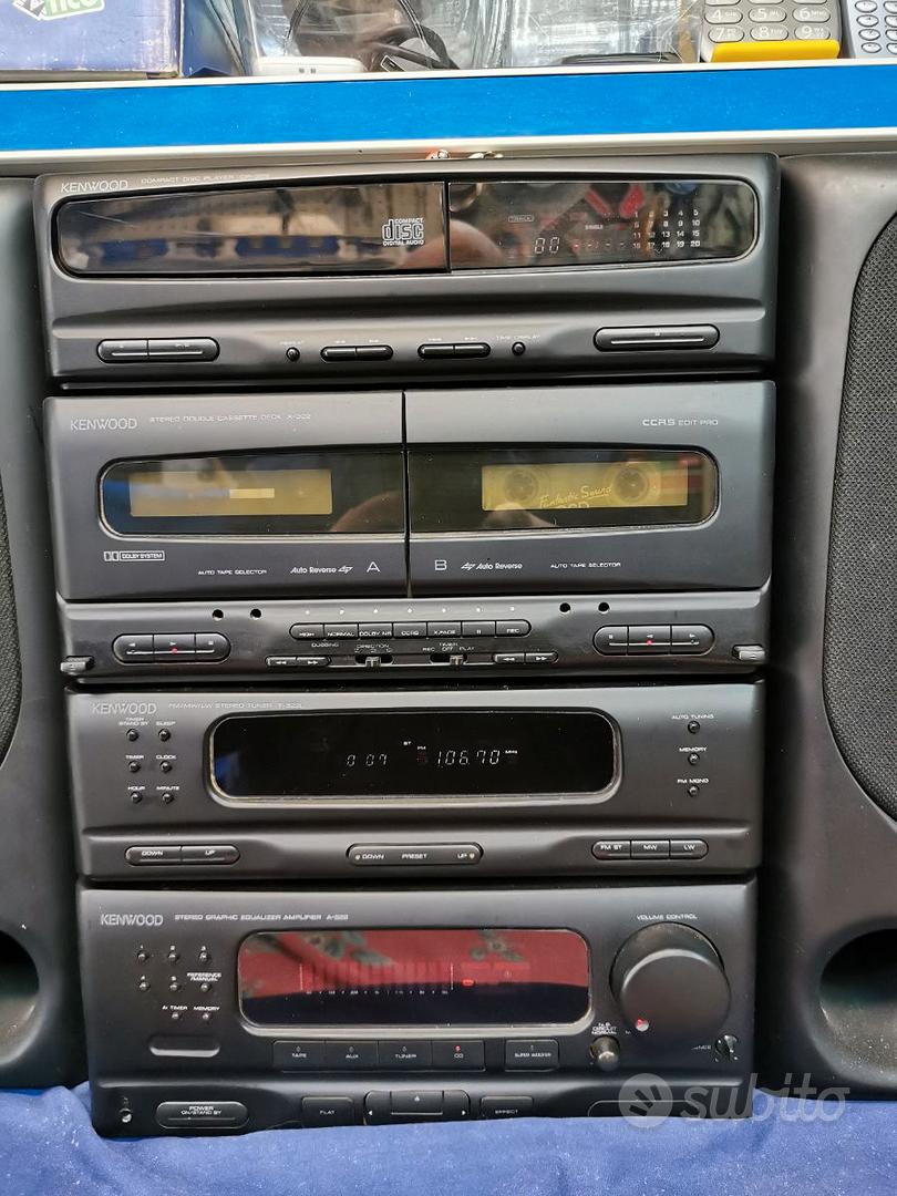 Stereo KENWOOD A-322 anni 90 Hi-Fi completo KENWOO - Audio/Video In ...