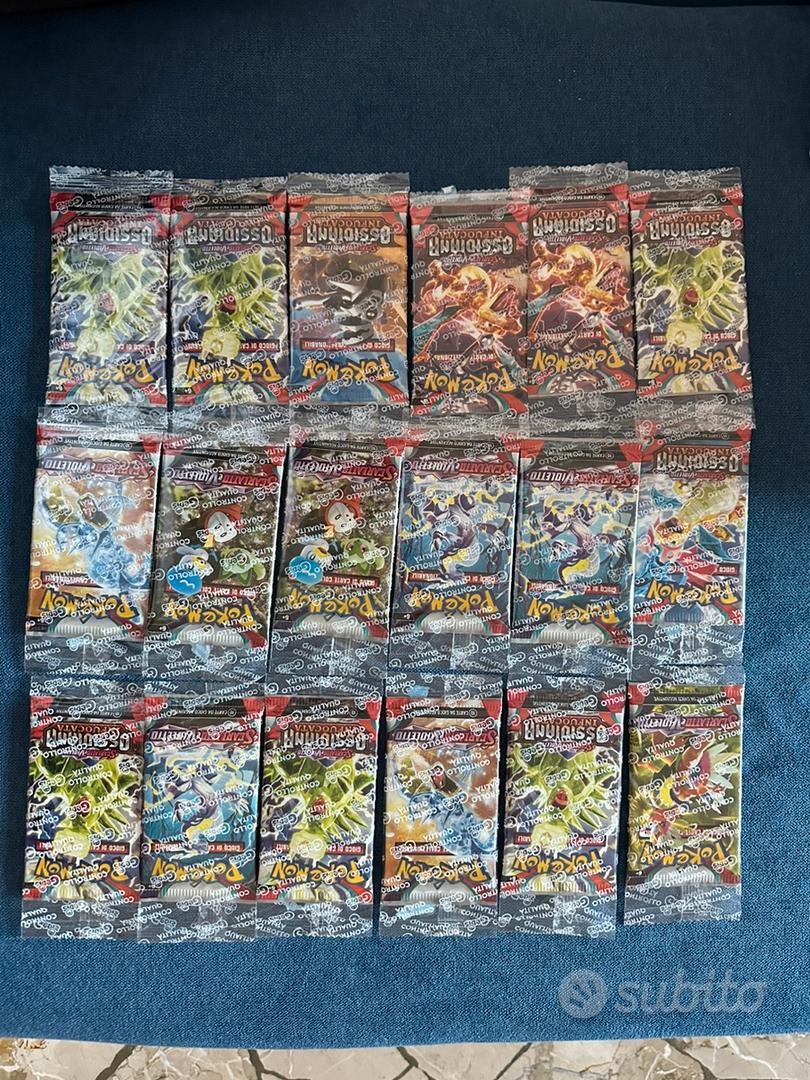 18 pacchetti Carte Pokemon - Collezionismo In vendita a Milano