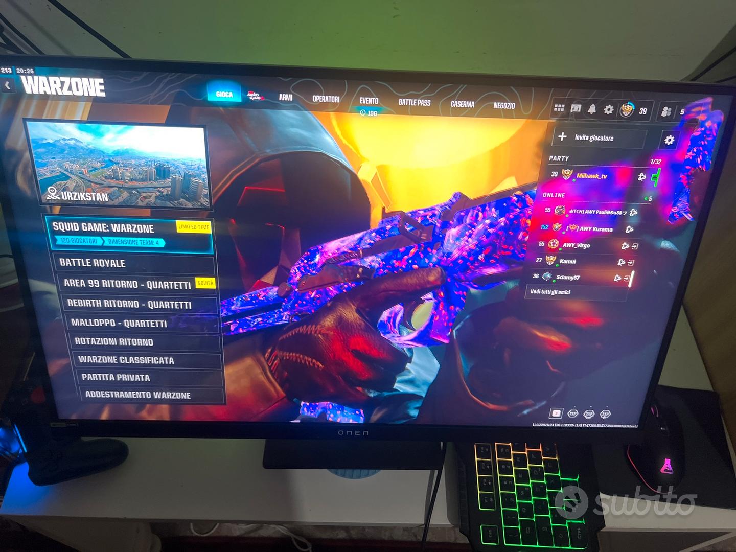 Monitor gaming 2k 240hz - Informatica In vendita a Prato