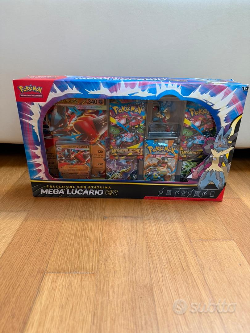Pokemon Collezione con Statuina Mega Lucario ex - Collezionismo In ...