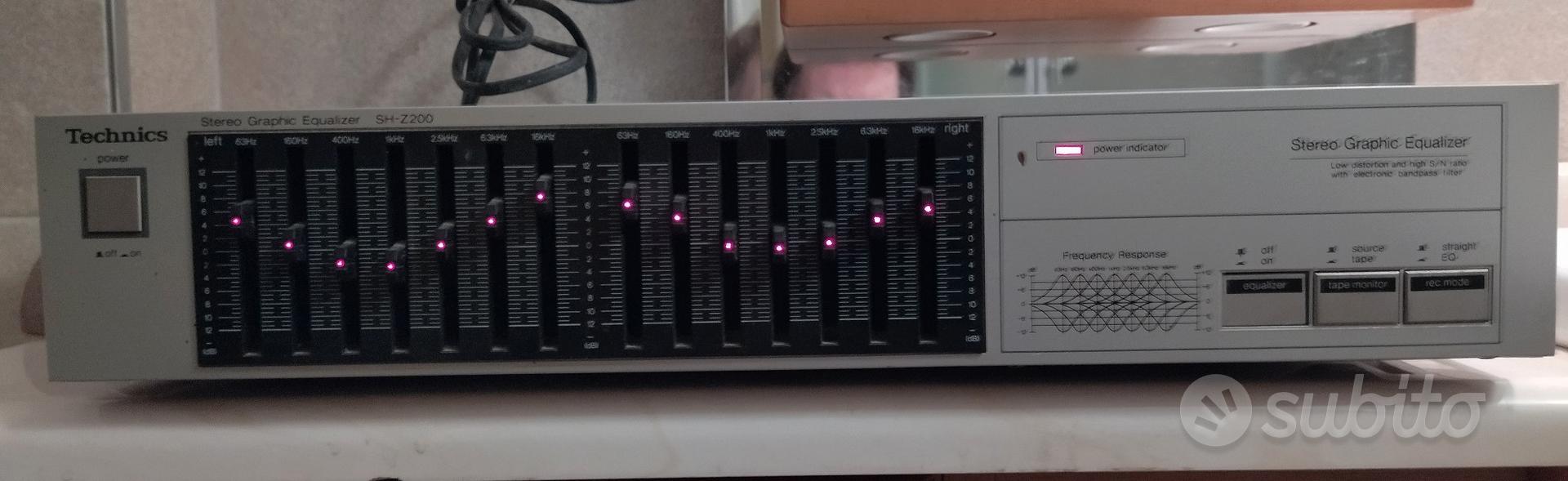 Equalizzatore grafico Technics SH z200 - Audio/Video In vendita a Como