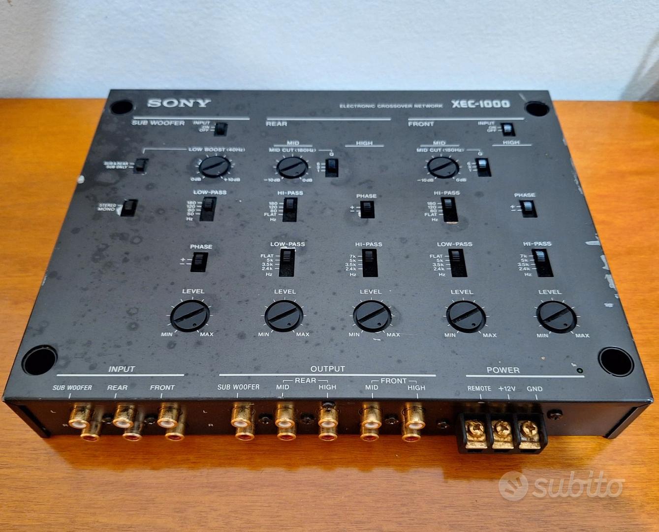 CROSSOVER SONY XEC-1000 12V - Audio/Video In vendita a Udine