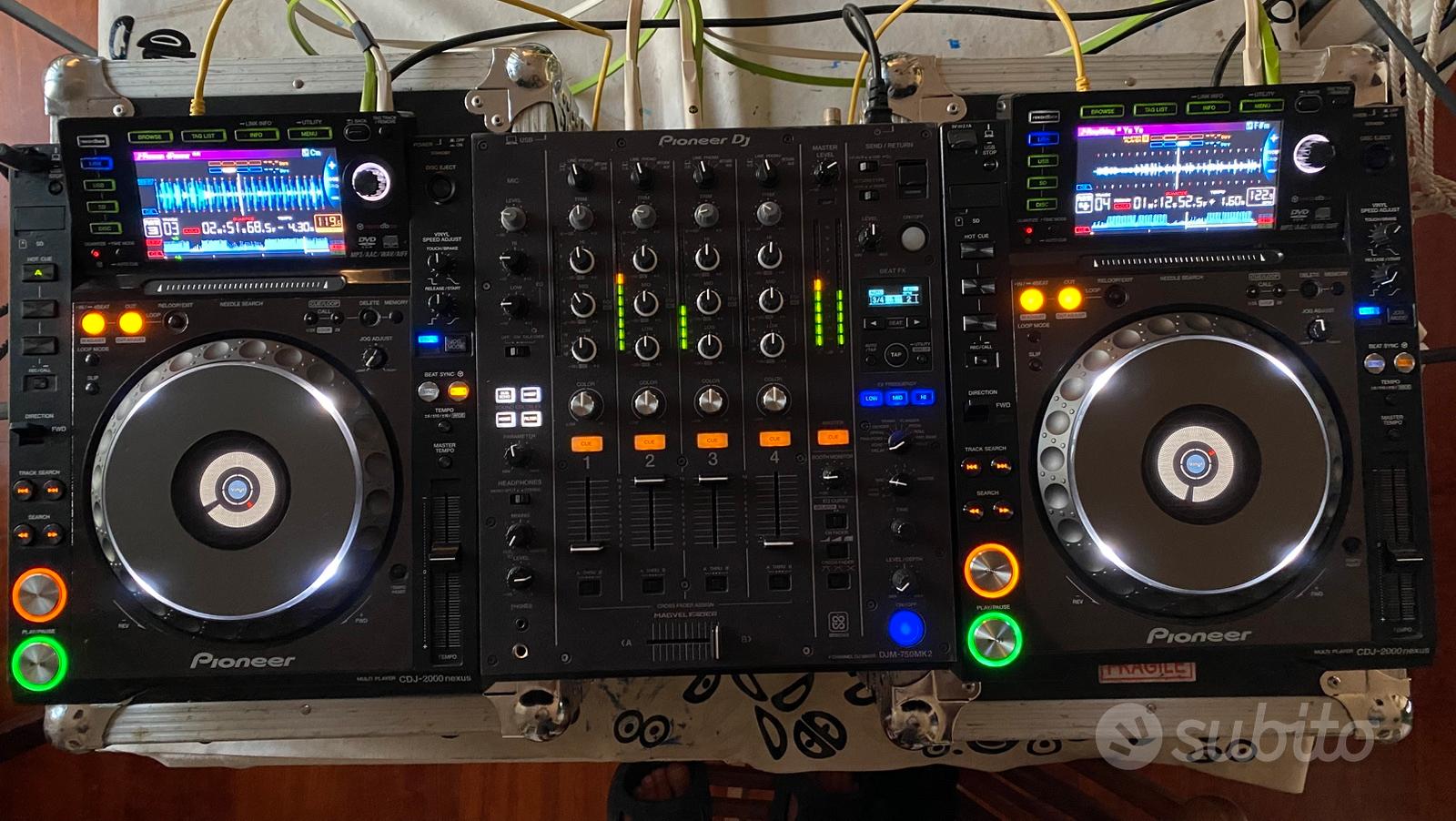 Pioneer Cdj 2000 nexus piu Mixer DJM-750MK2 - Audio/Video In vendita a ...