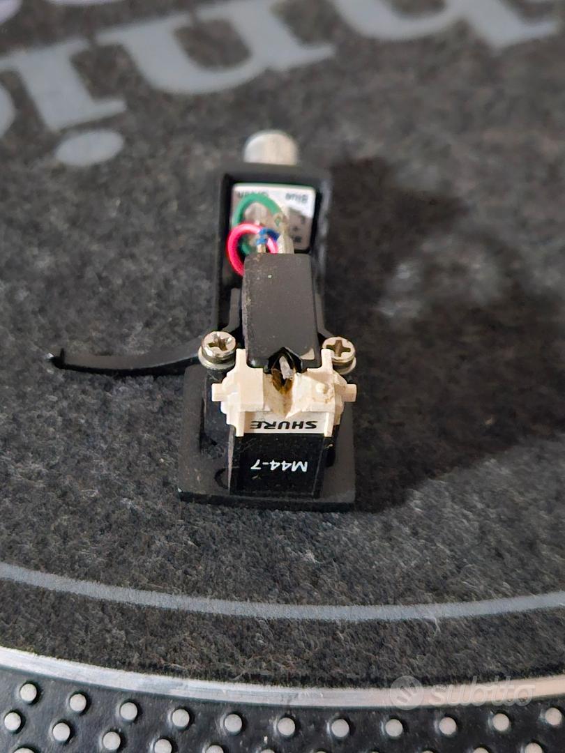Shell originale Technics con puntina Shure M44-7 - Audio/Video In ...