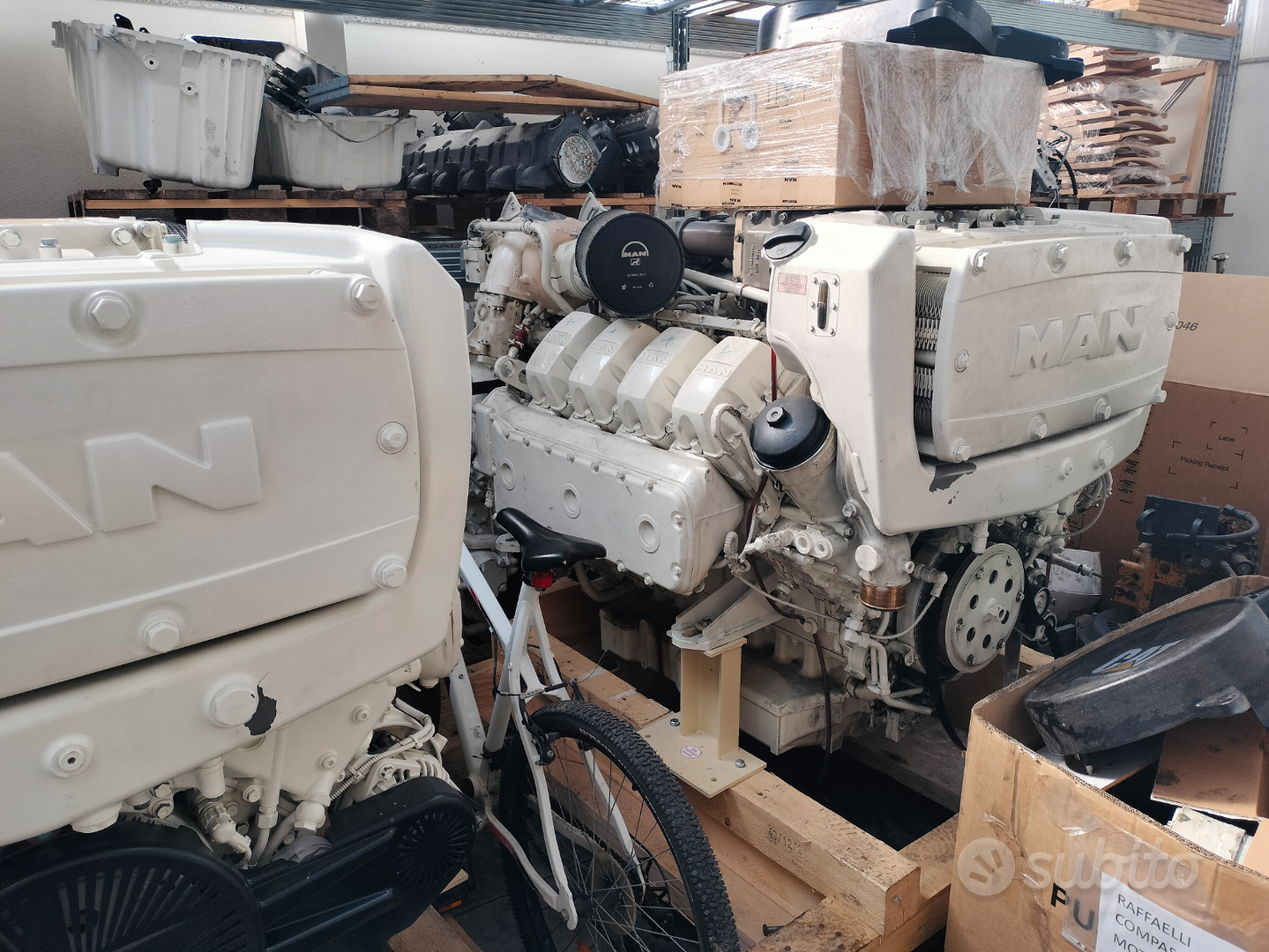 Subito - ONDAWEB motori marini - Coppia MAN V8 - 1200 HP - GARANZIA ...