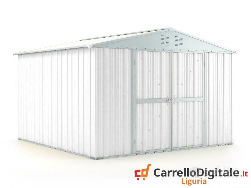Subito - CarrelloDigitale.it - Box struttura lamiera Acciaio 327x307cm bianco - Giardino e Fai ...