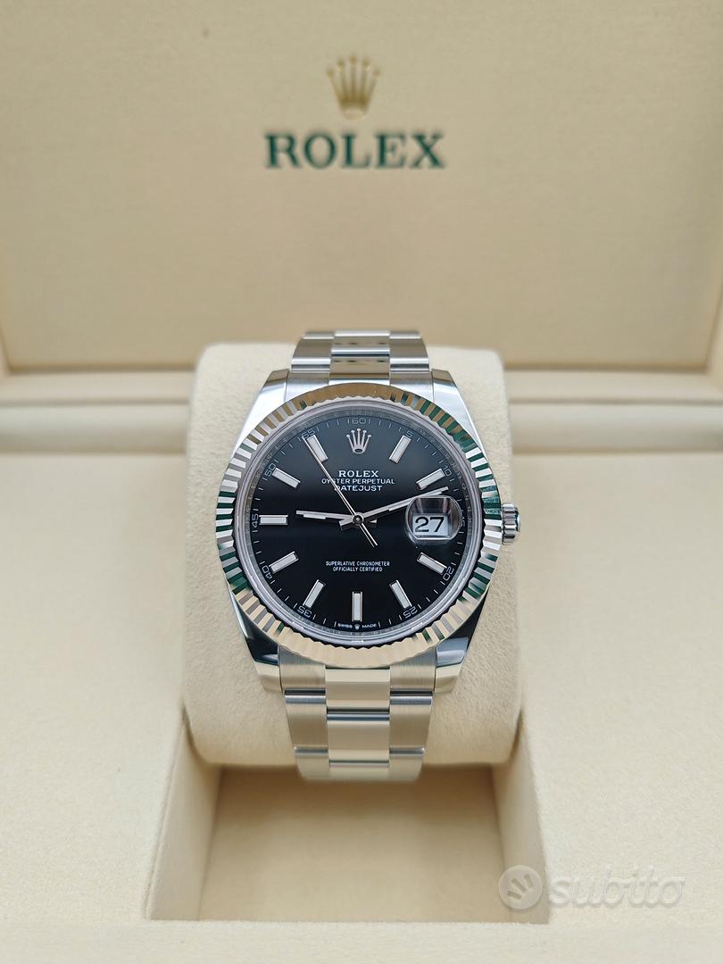 Rolex Datejust 41 126334 Black New 2025 - Abbigliamento e Accessori In ...