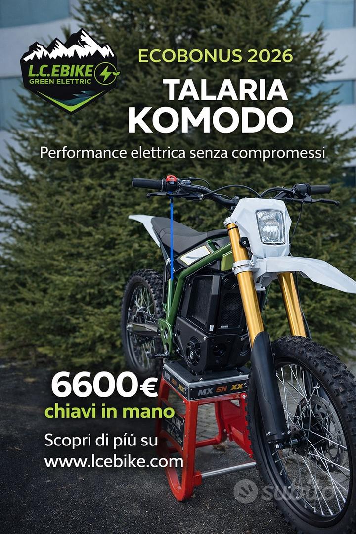 Talaria Komodo TL 6000 Ecobonus 2026 - Moto e Scooter In vendita a Cuneo