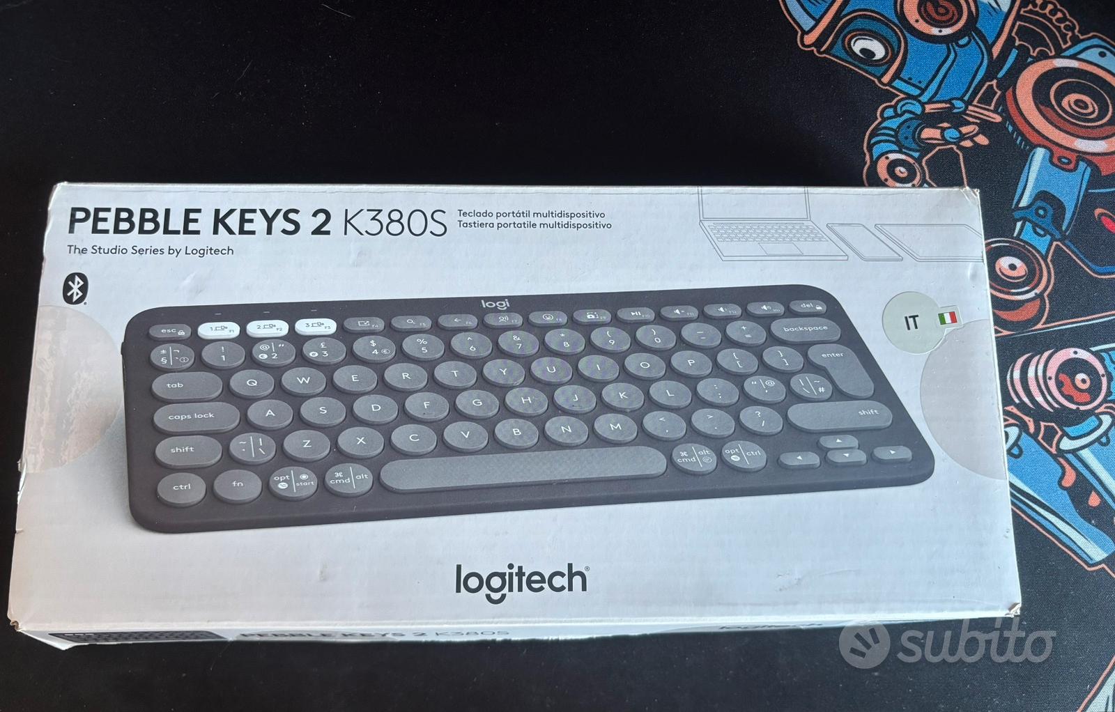 Tastiera Logitech Bluetooth Pebble Keys 2 K380s - Informatica In ...