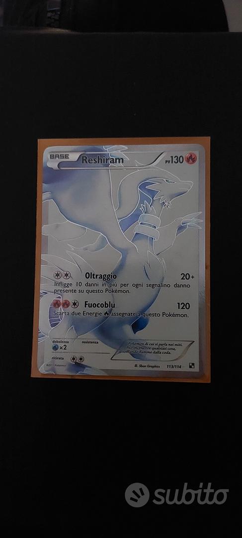 Carta Pokemon Reshiram Collezionismo In Vendita A Modena