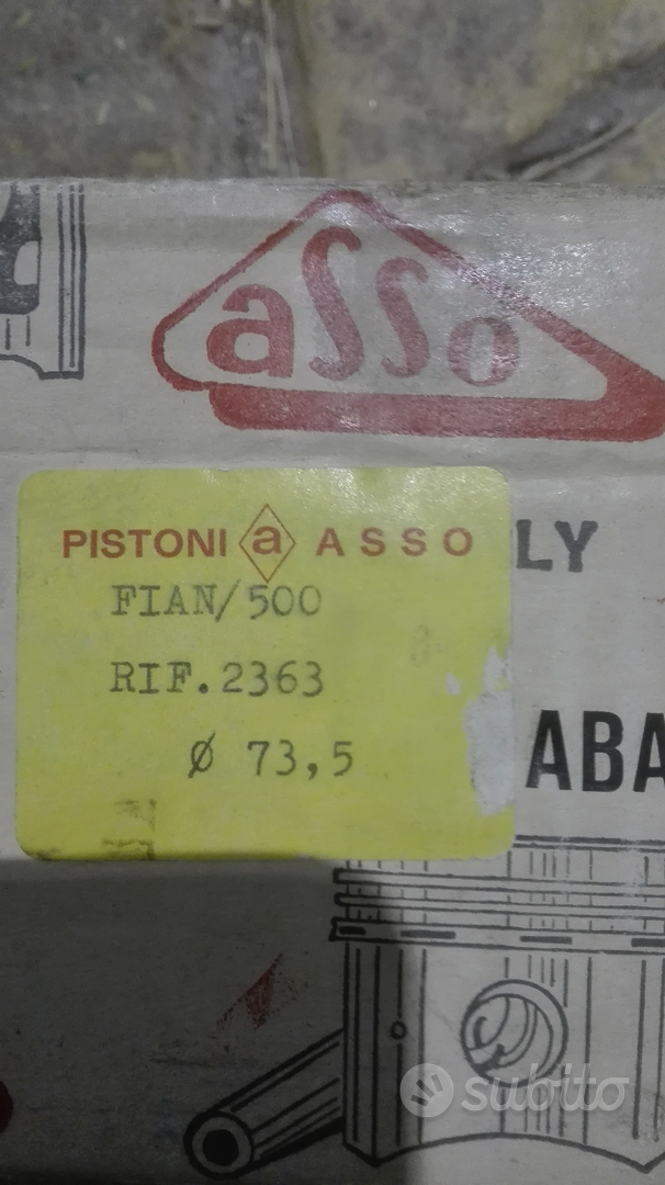 Pistoni Asso per modifiche motore Fiat - Accessori Auto In vendita a ...