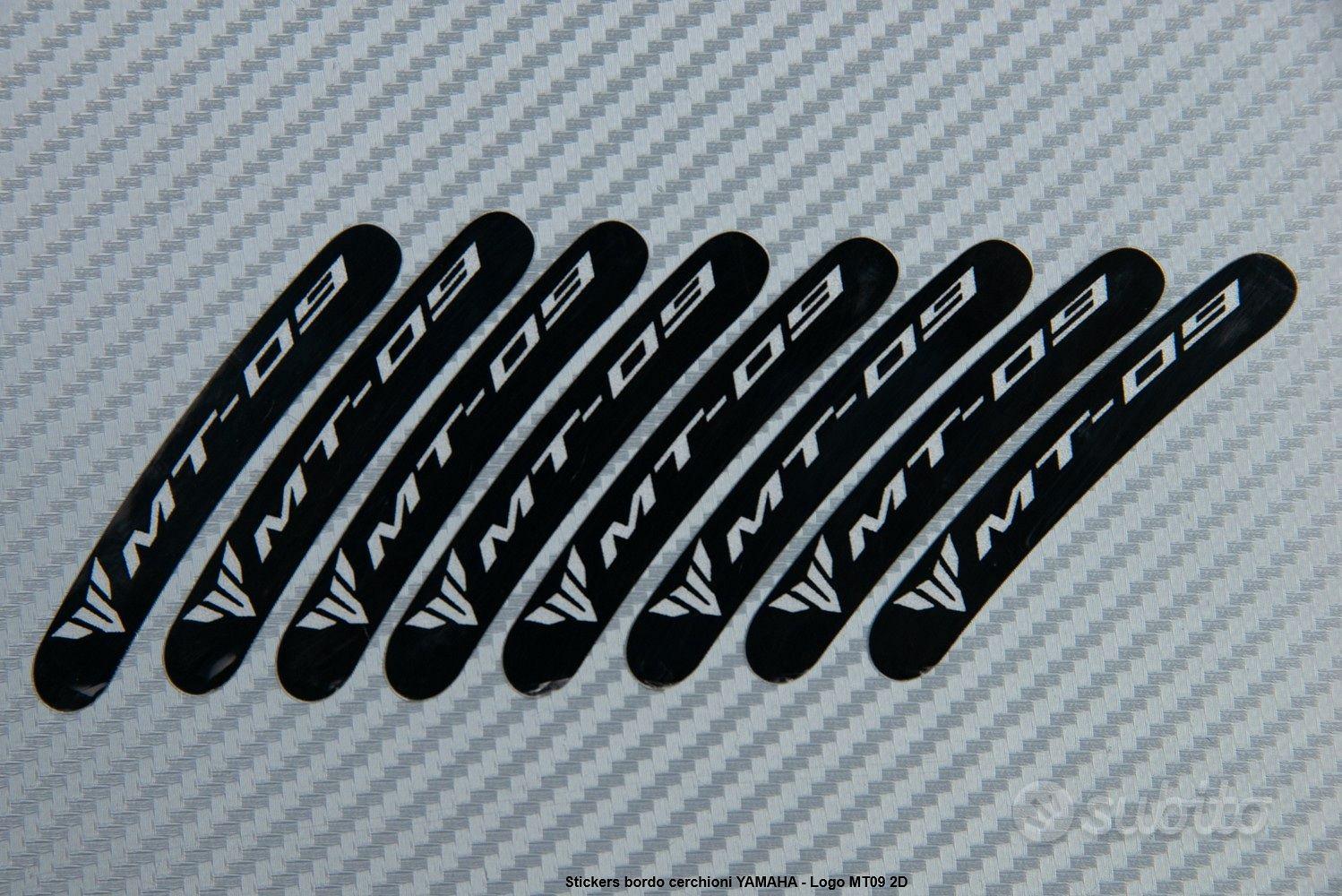 Subito - AVDB MOTO - Stickers bordo cerchioni YAMAHA - Logo MT09 2D ...