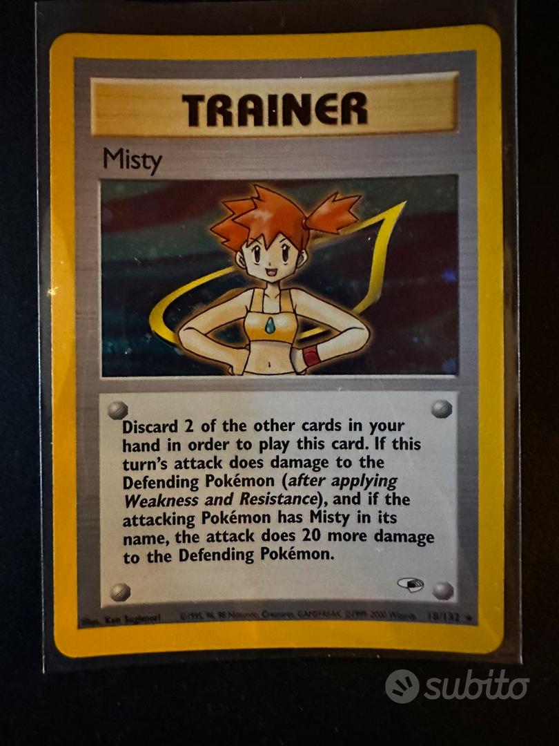 Misty (GH 18) Pokemon card - Collezionismo In vendita a Reggio Emilia