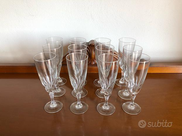 Bicchiere calice Flute da prosecco 12 pezzi - Arredamento e Casalinghi ...