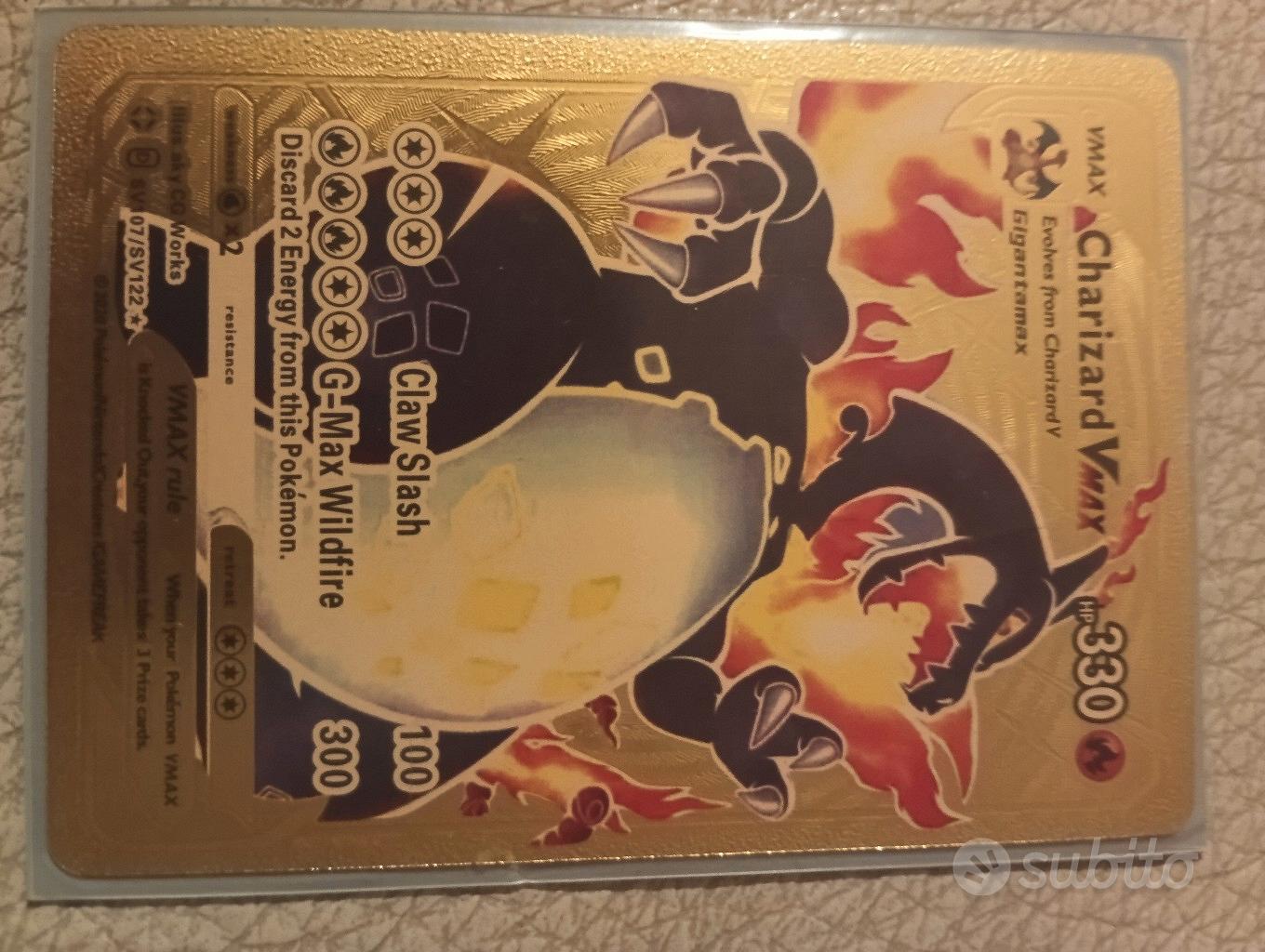 carta Pokemon CHARIZARD VMAX GOLD - Collezionismo In vendita a Rovigo