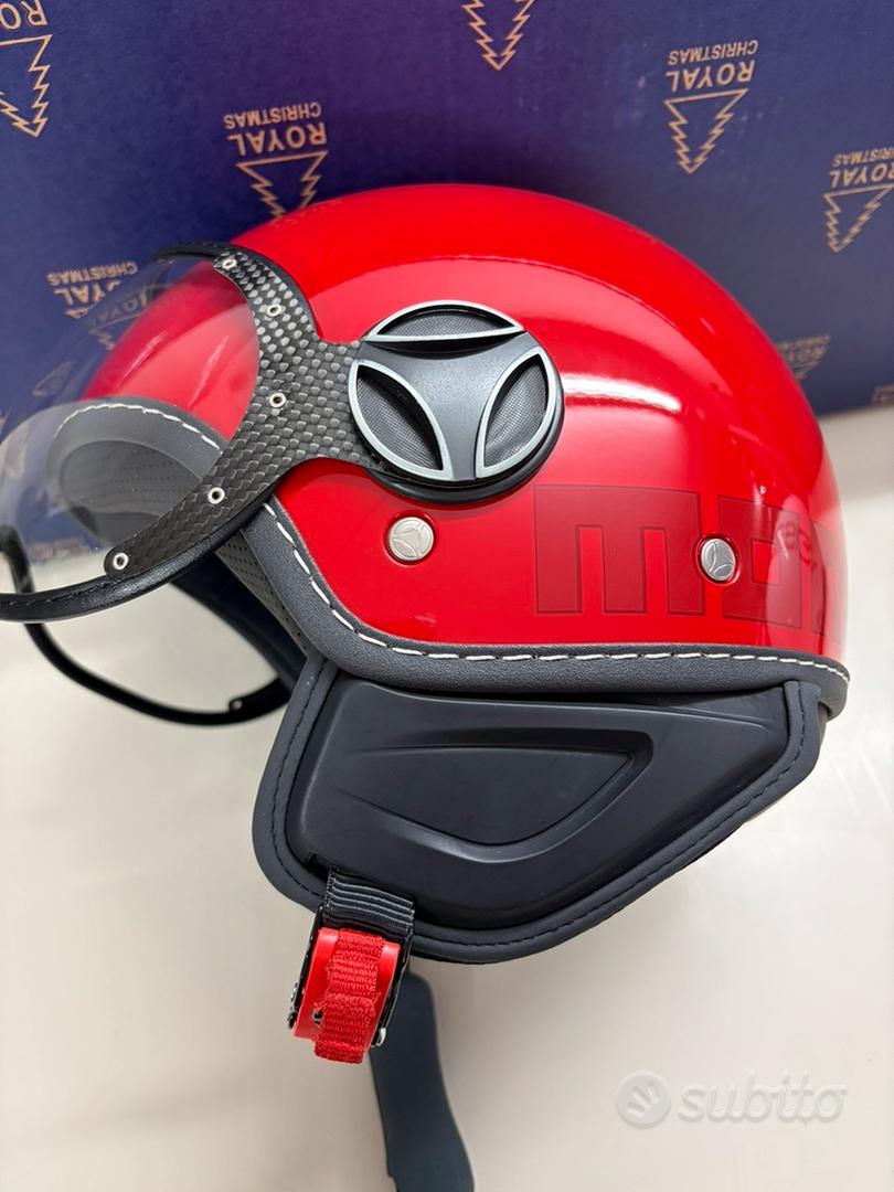Casco Momo rosso lucido taglia M usato pochissimo - Accessori Moto In ...