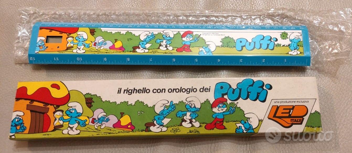Puffi 1984 righello vintage Led Italy anni 80 - Collezionismo In ...