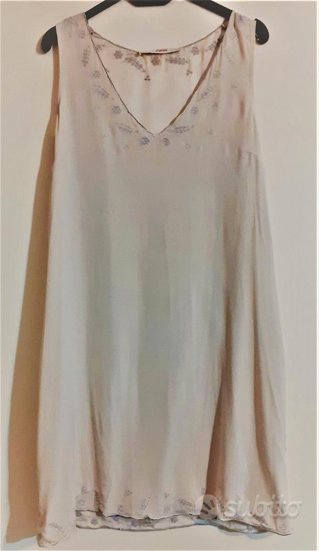 Abito JUCCA in seta colore avorio taglia 40 - Abbigliamento e Accessori ...