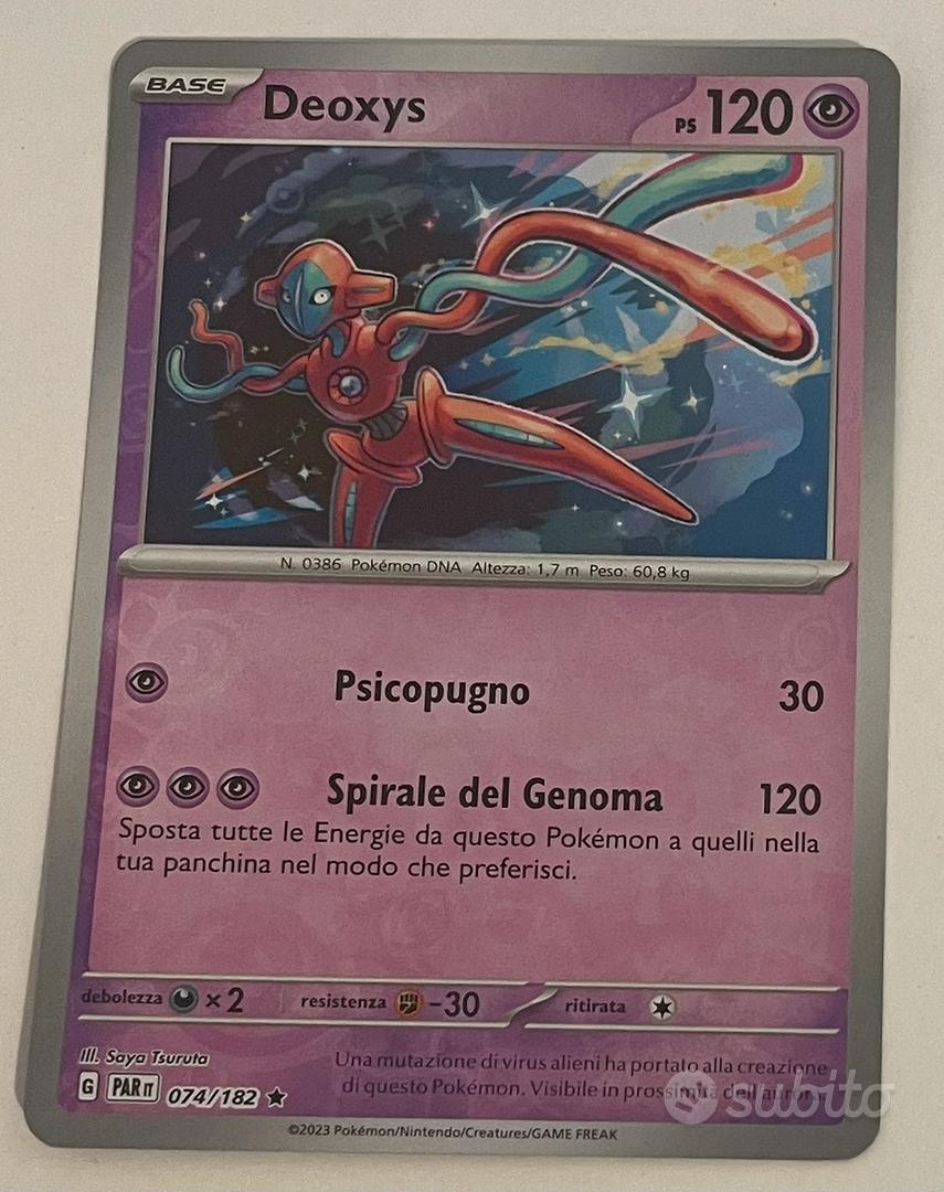 Carta Pokemon Deoxys Reverse Rara Collezionismo In Vendita A Treviso