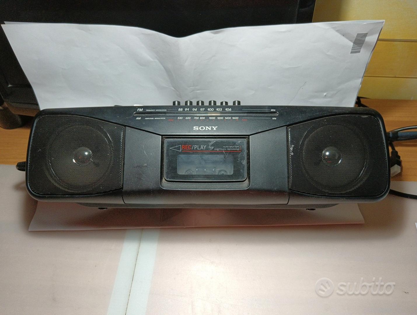 radio tape recorder Sony cfs-204 stereo cassette - Collezionismo In ...